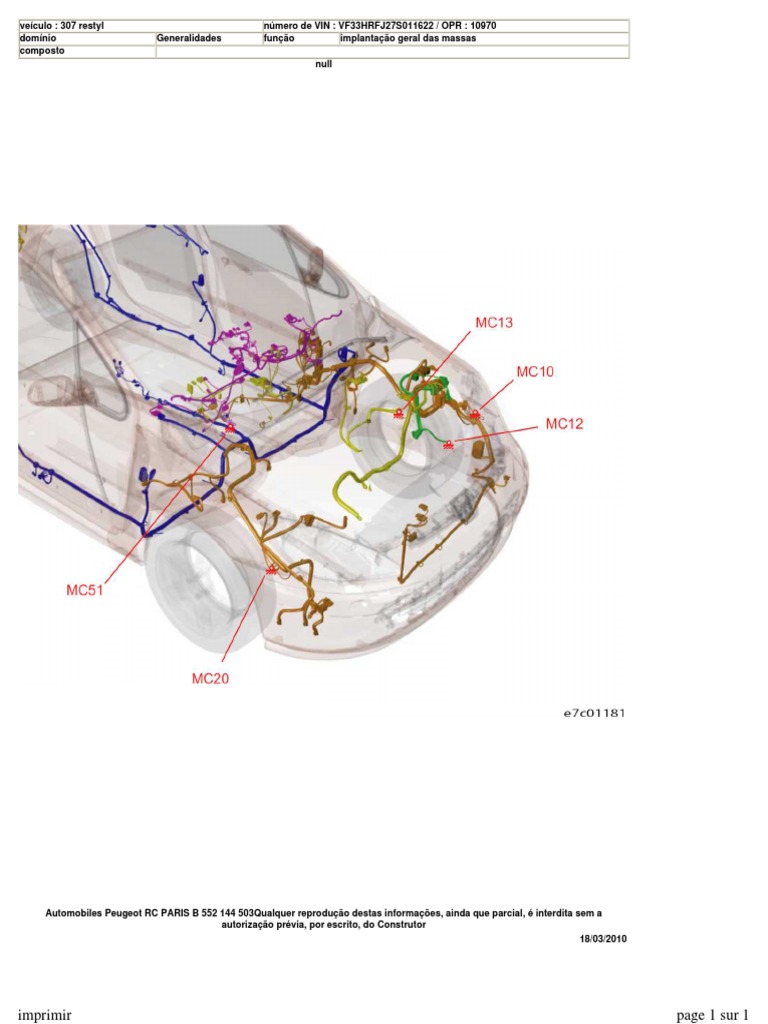 Pontos de Aterramento 307 CAN | PDF