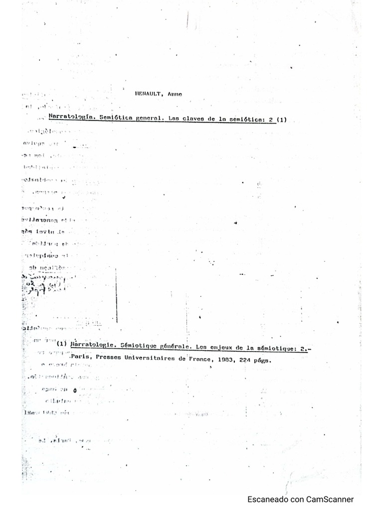 Henault Narratología | PDF