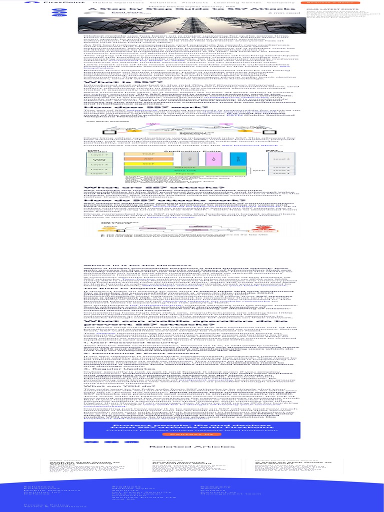 A Step by Step Guide To SS7 Attacks - FirstPoint | PDF | Security | Computer Security