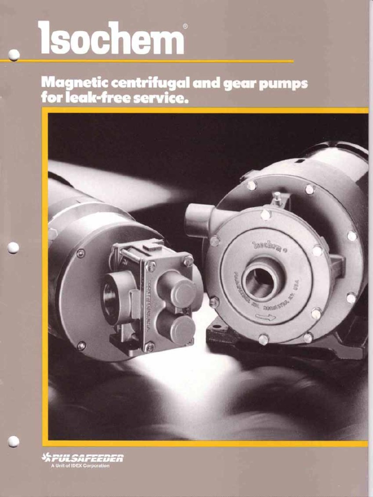 Isochem Pump Brochure | PDF