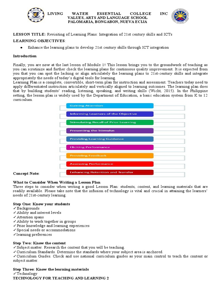 Lesson 5 | PDF | Lesson Plan | Learning