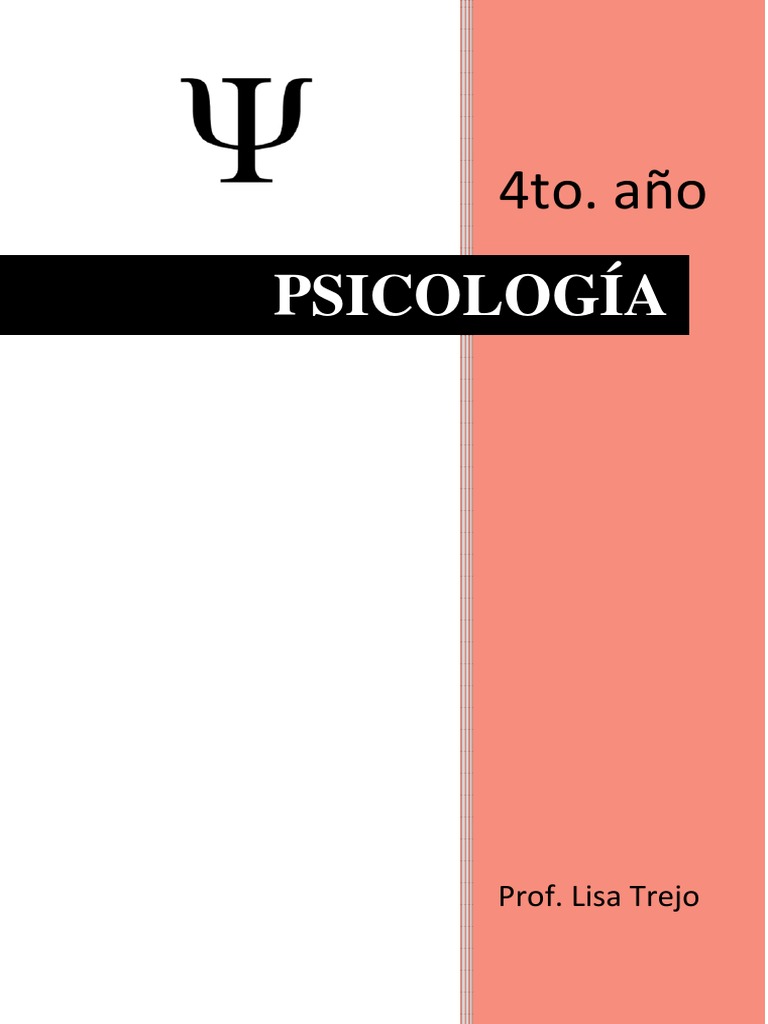 2023 Psicología 4to. Trejo Lisa | PDF