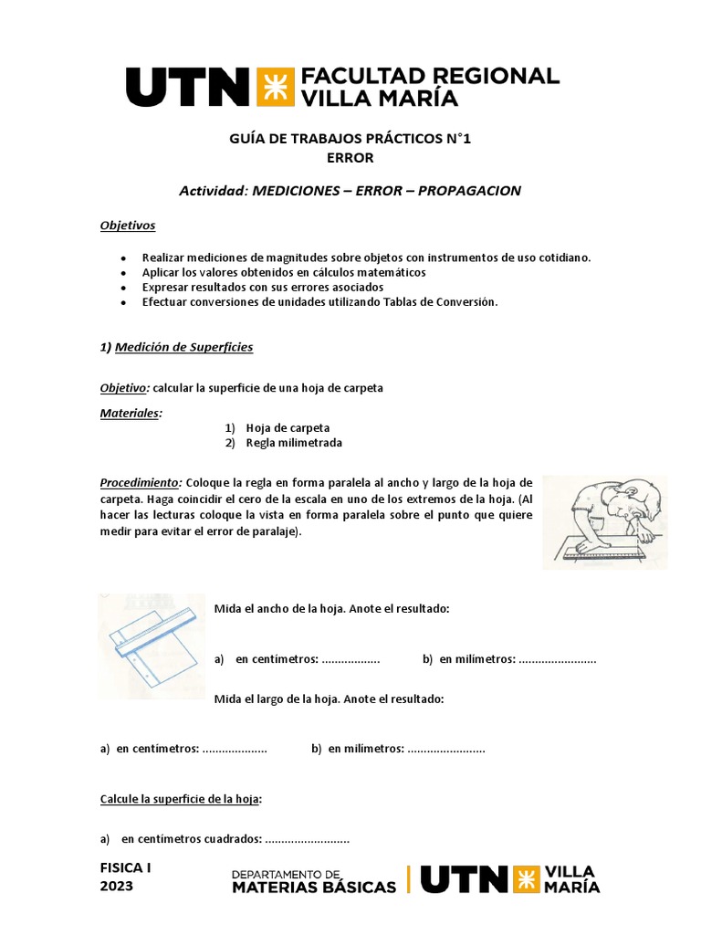 TPN° 1 - Mediciniones | PDF | Medición | Volumen