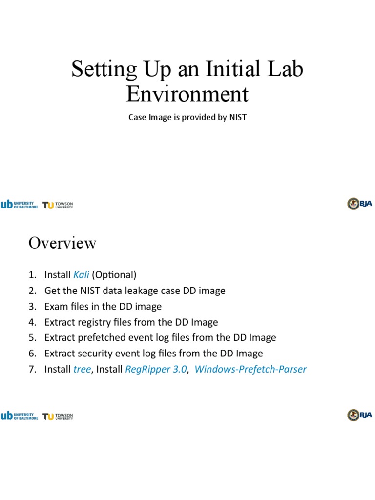 NIST Data Leakage 00 Env Setting | PDF | Windows Registry | Computer File