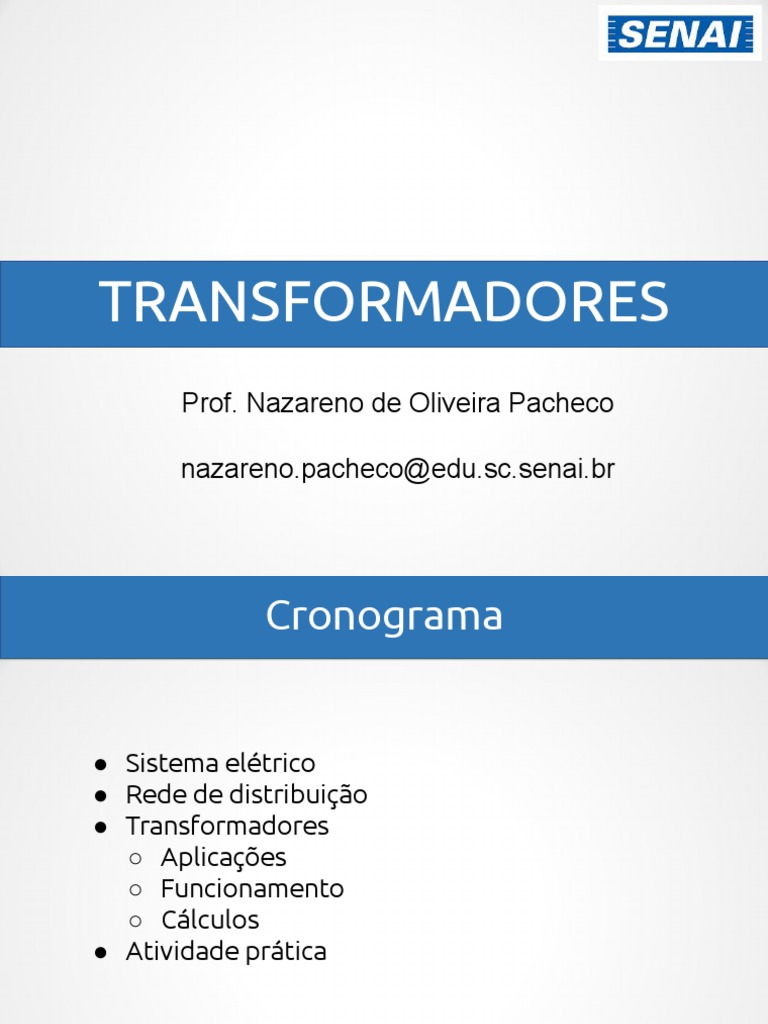 Aula 1 - Transformadores | PDF