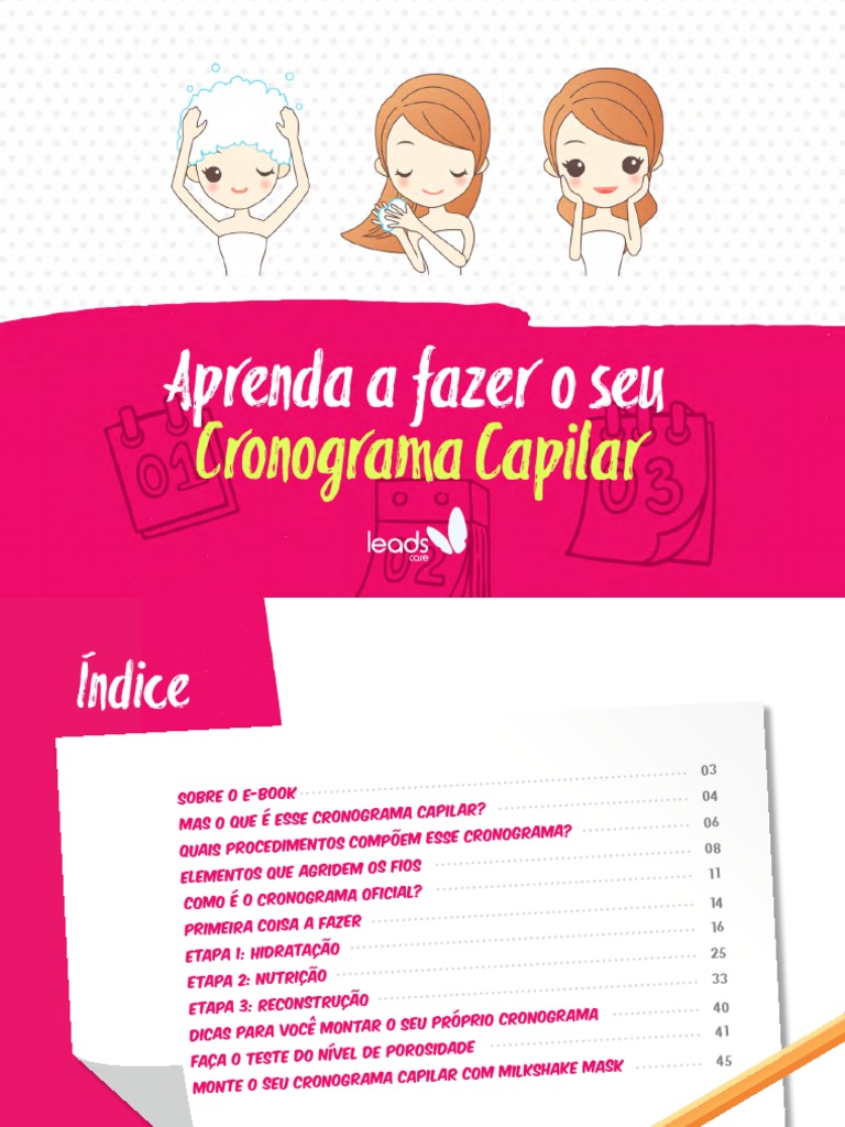 1476381372e-Book - Aprenda A Fazer o Seu Cronograma Capilar | PDF ...