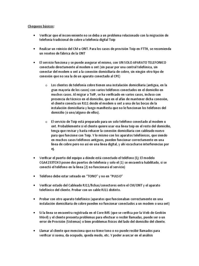 Solución a Problemas de ToIP y Telefonía | PDF | Plan de numeración ...