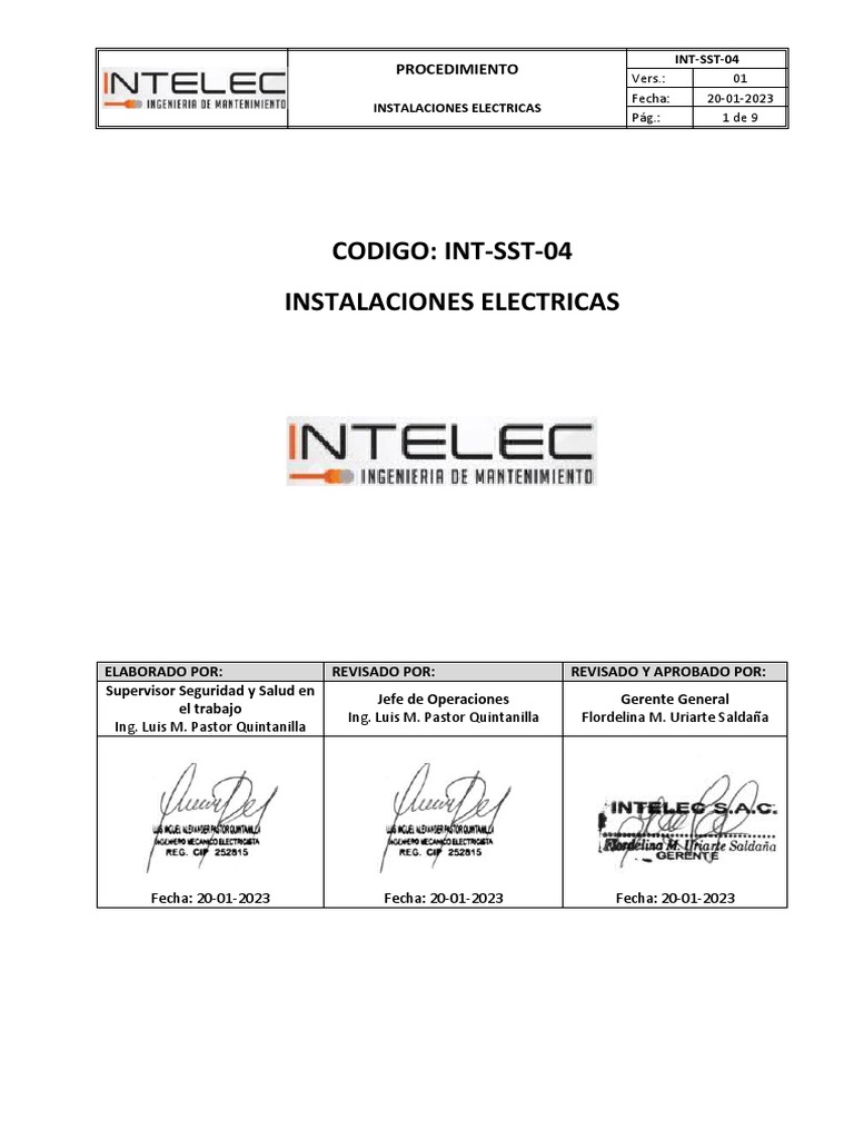 Instalaciones Electricas | PDF