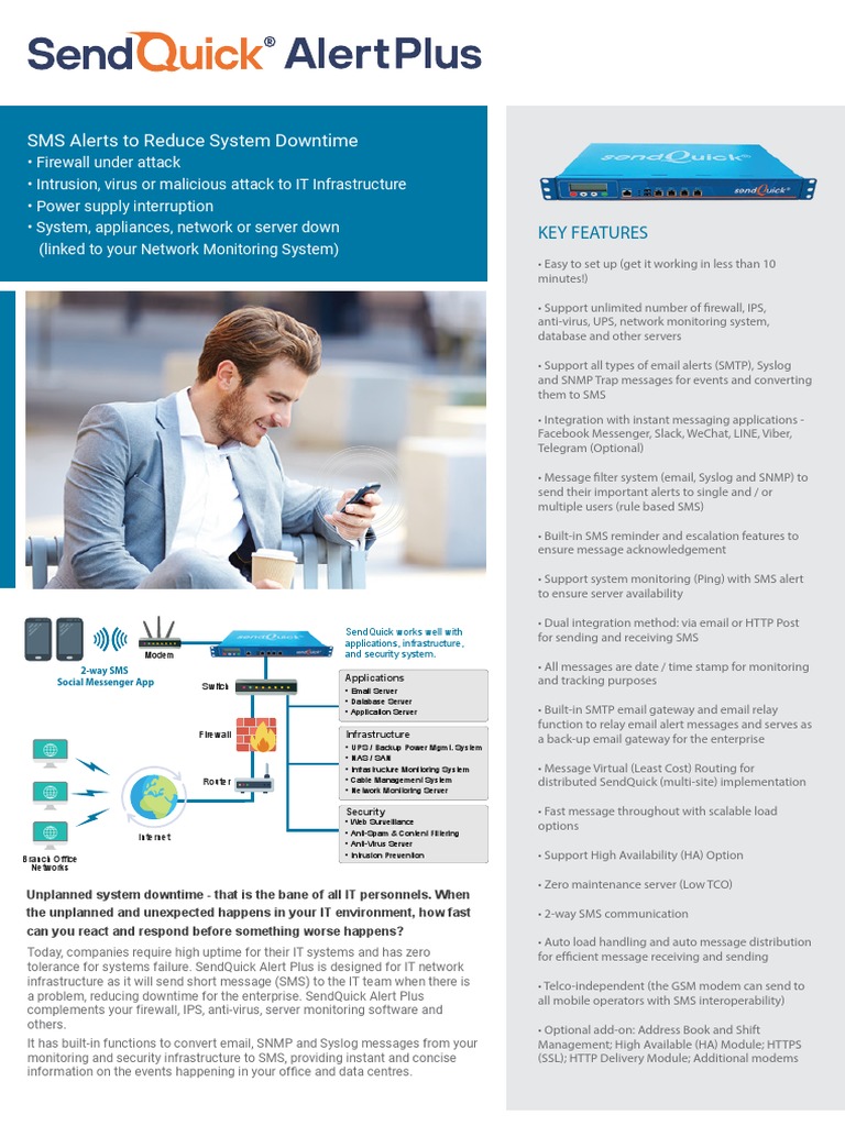 Send Quick Alert Plus | Download Free PDF | Computer Network | Instant ...