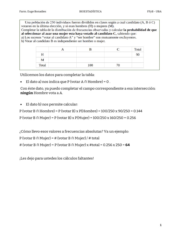 TP N°1 - Ejercicio Extra N°2 Estadistica | PDF