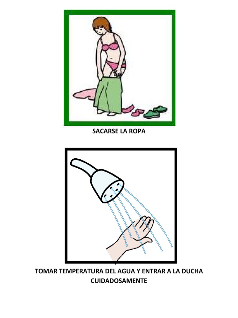 Pictogramas ducha (1) | PDF