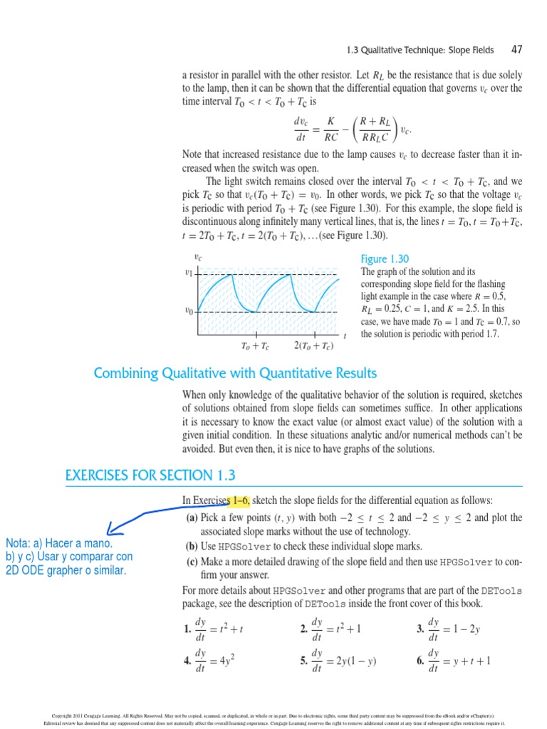 Slope Fields | Download Free PDF | Mathematics | Applied Mathematics