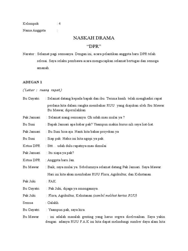 Naskah Drama | PDF