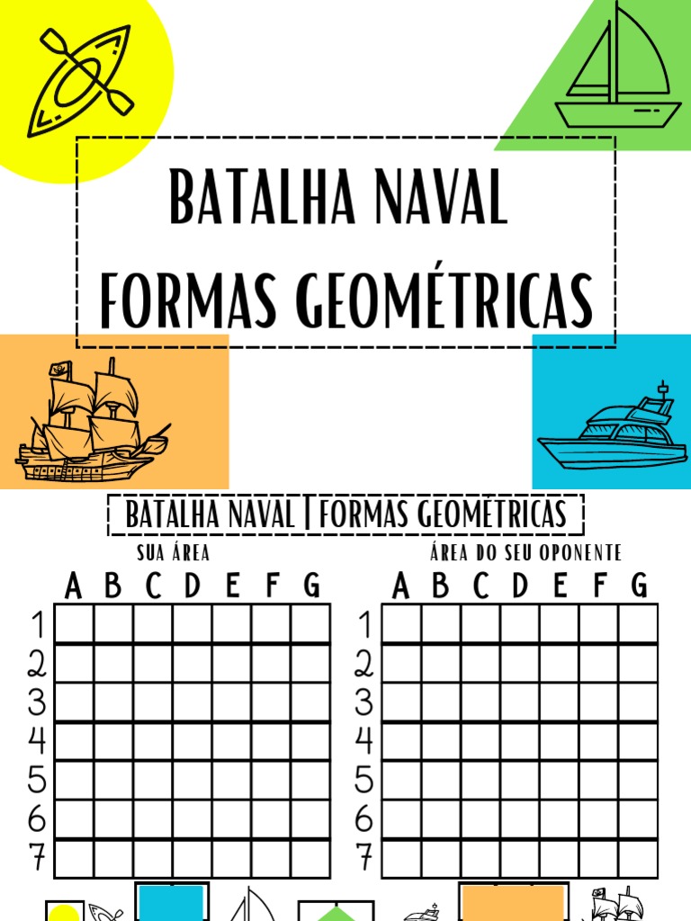 Batalha Naval Formas Geométricas | PDF