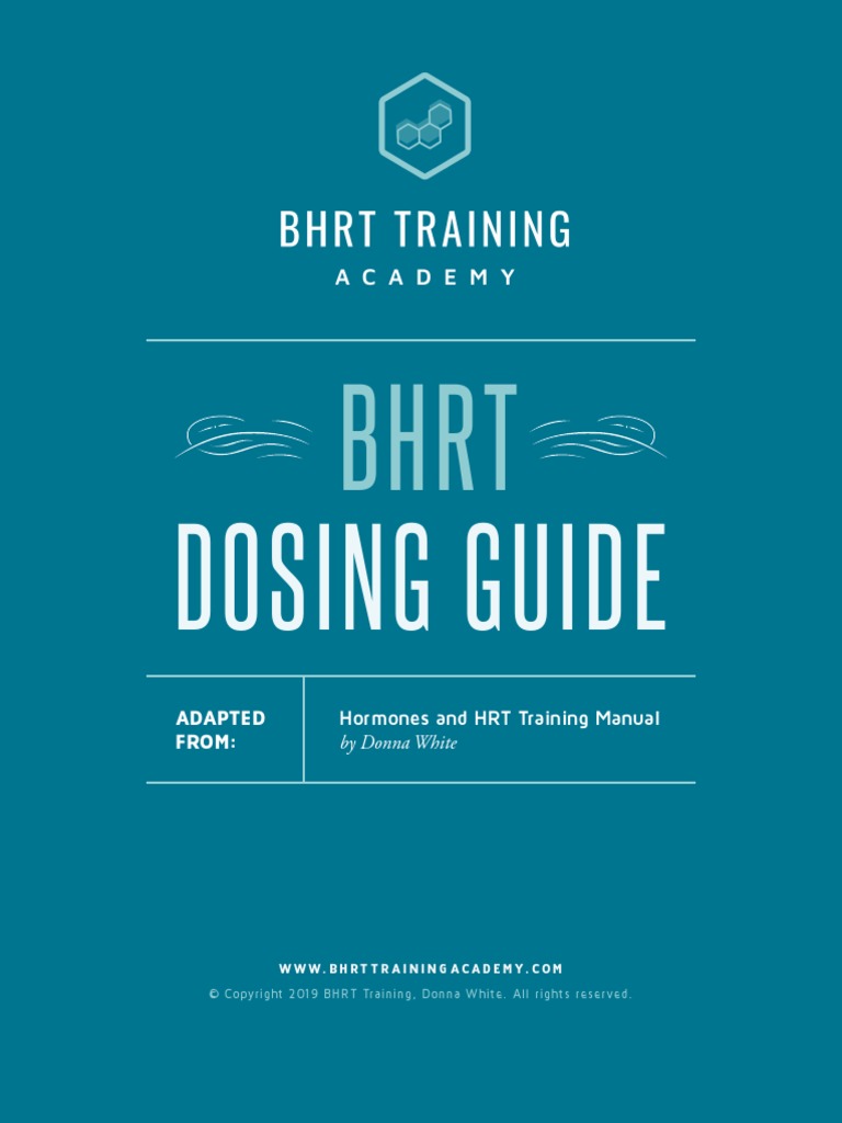 HRT Dosing Guide | PDF | Estradiol | Chemistry