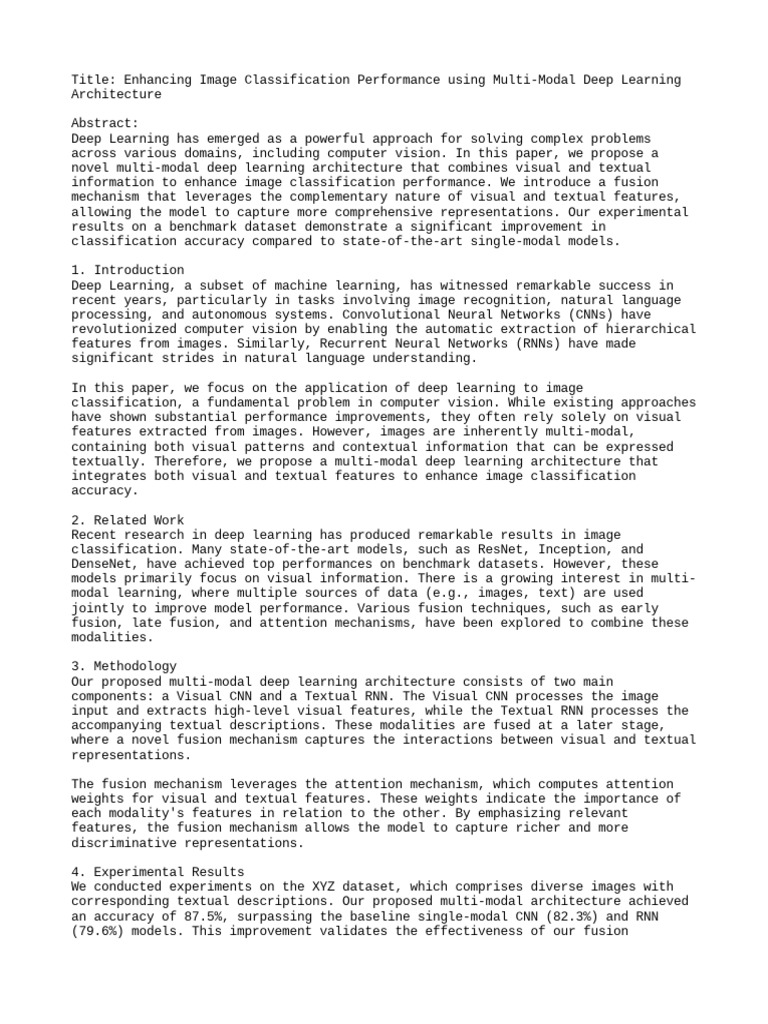 Deep Learning Researching | PDF | Deep Learning | Computer Vision Deep Learning Researching | PDF | Deep Learning | Computer Vision