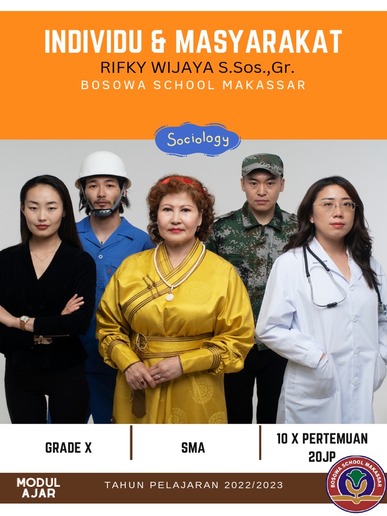 Modul Ajar GR X - Individu Dan Masyarakat - BSM | PDF