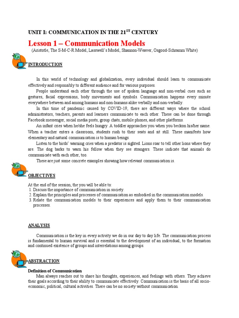 1-Model of Communication | Download Free PDF | Communication | Psychological Concepts