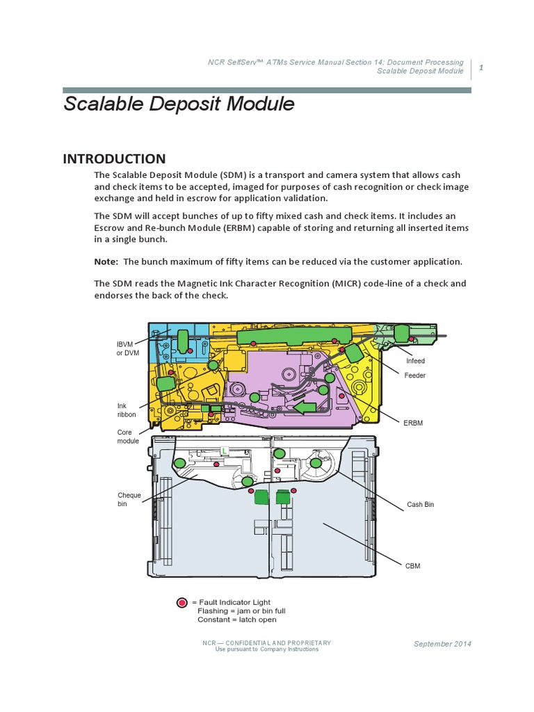 Scalable Deposit Module: Thebunchmaximumoffiftyitemscanbereducedviathecustomerapplication | PDF ...