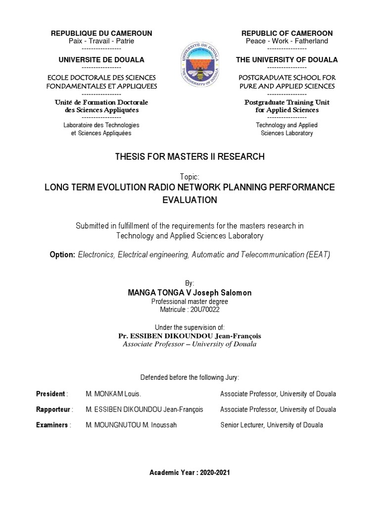 Mémoire Master 2 Recherche | PDF | Science | Vocational Education