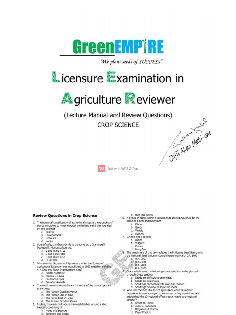 Presentation-Crop Science | PDF