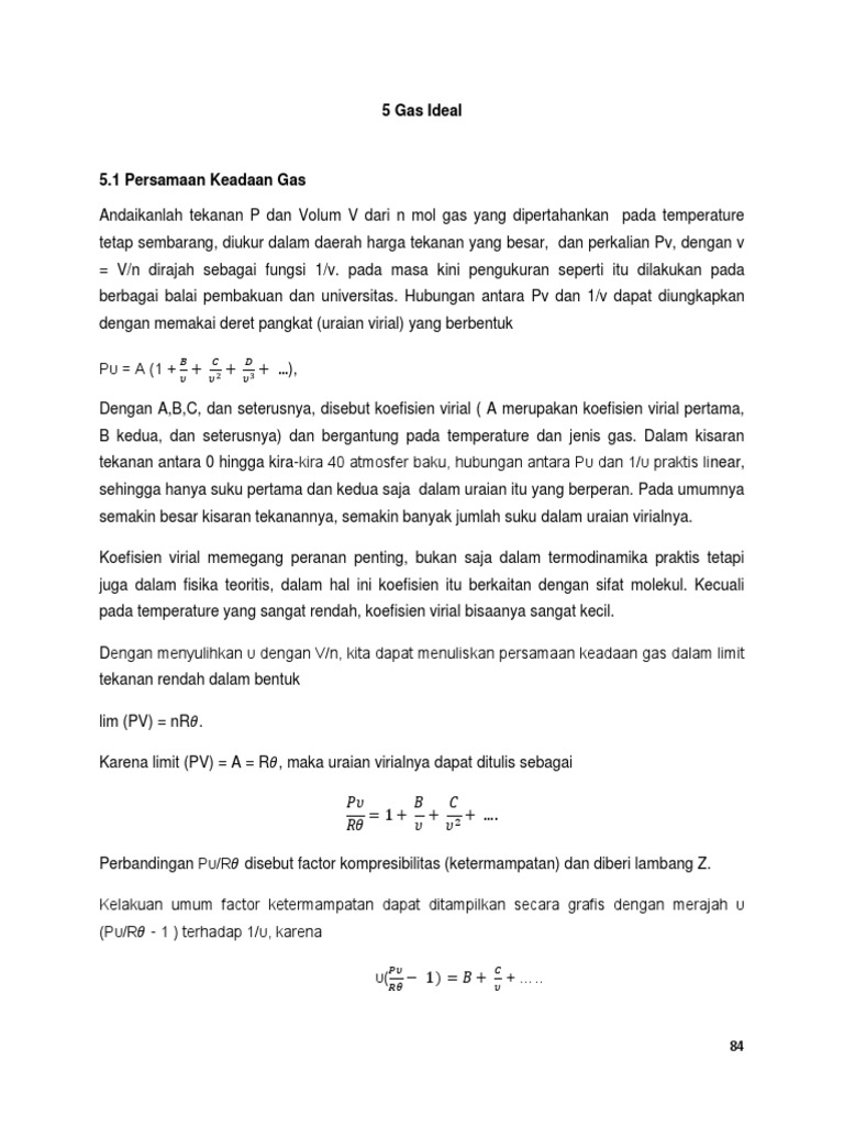 BAB 5 Gas Ideal | PDF