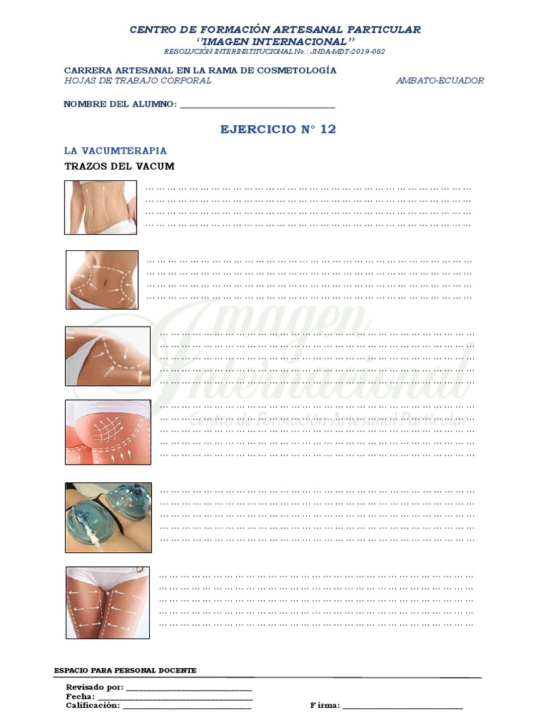 Ejercicio #12 - Modulo Corporal (Vacumterapia) | PDF