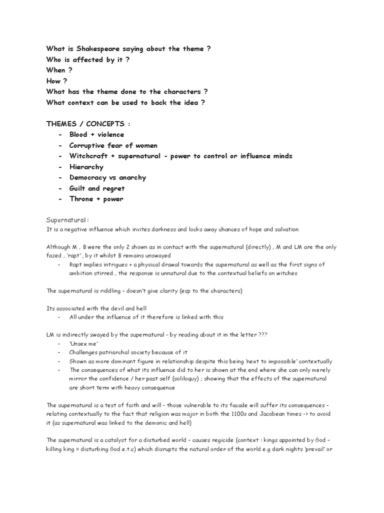 Shakespeare's Dark Themes | PDF | Philosophy