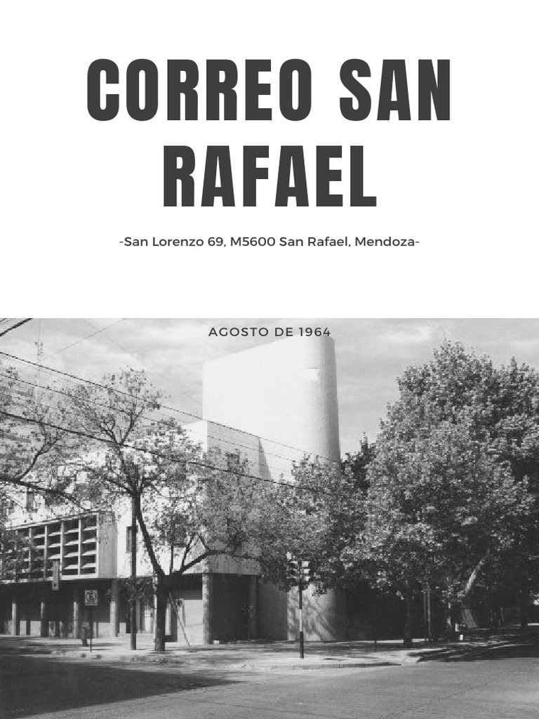 Analisis Correo Argentino San Rafael | PDF | edificio