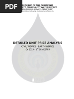 DPWH Estimated Pricelist For PCCP Per Meter | PDF | Road Surface ...