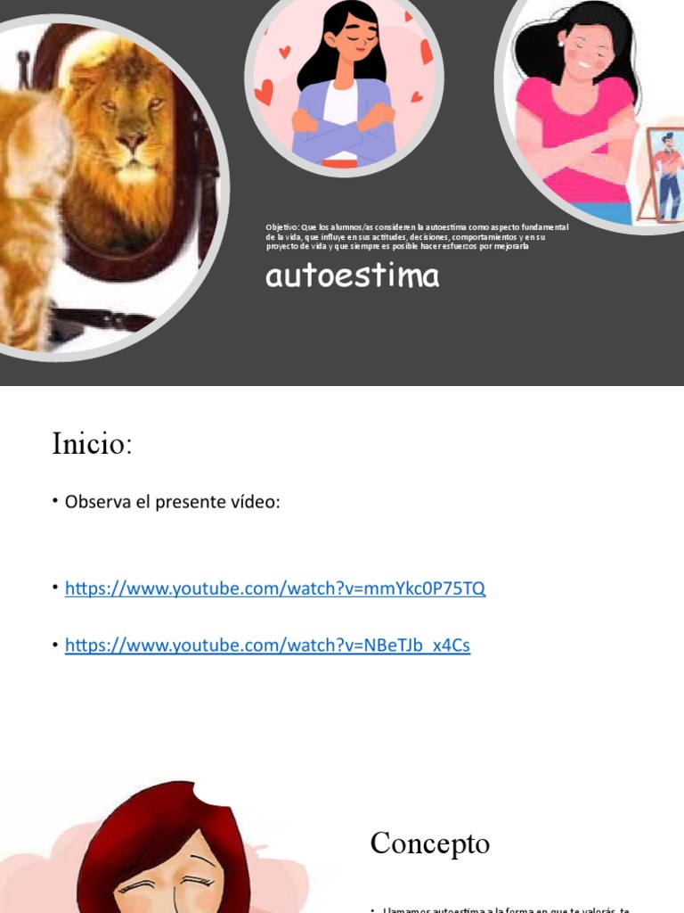 Copia de PPT Autoestima 1 | PDF | Autoestima | Sicología