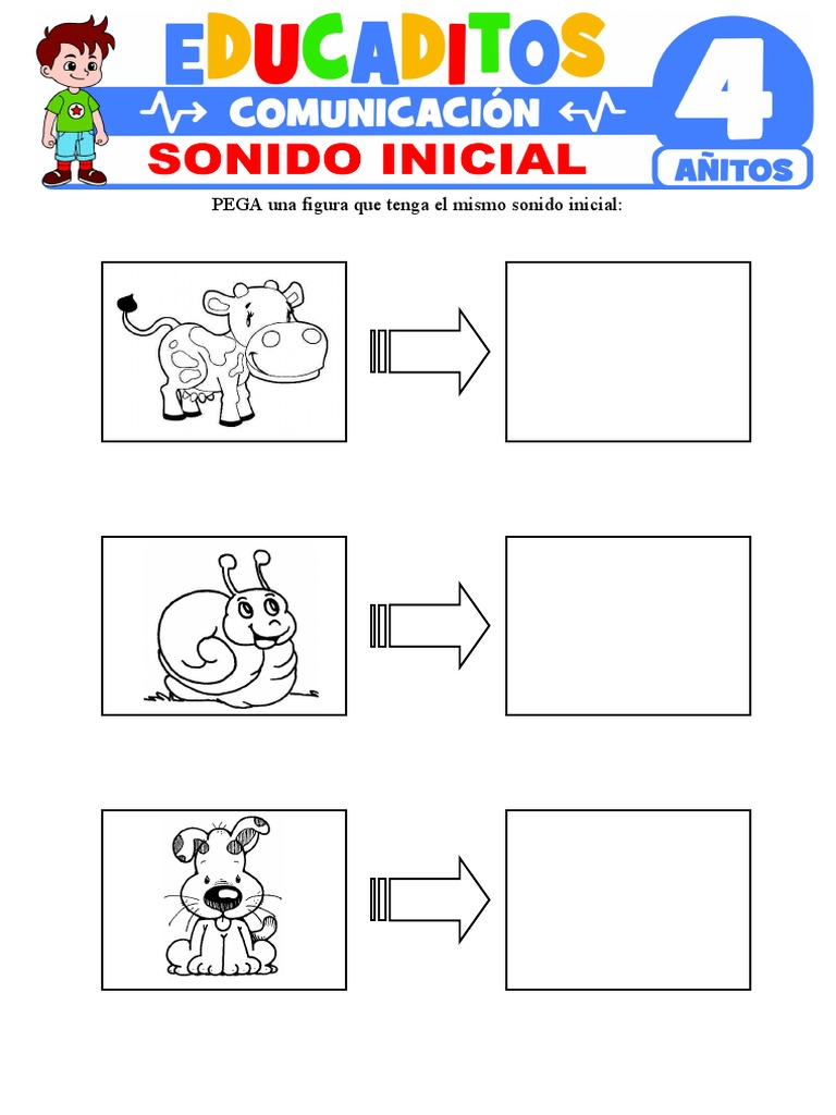 Actividades de Sonido Inicial para Niños | PDF