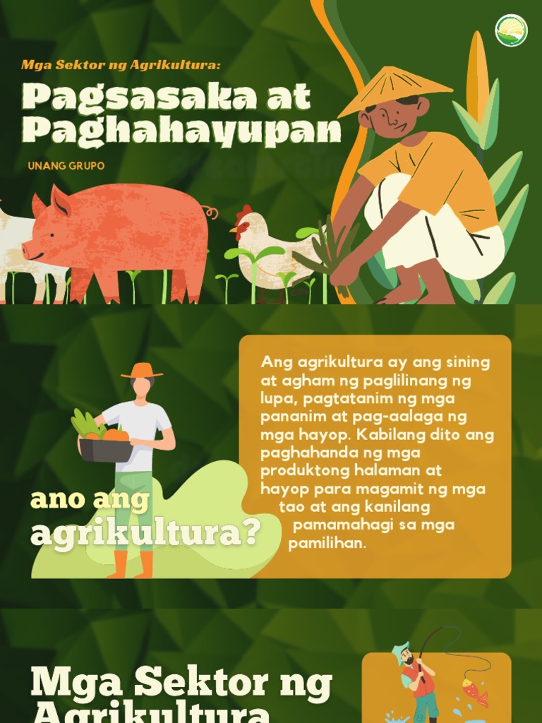 Group 1 Pagsasaka Paghahayupan | PDF