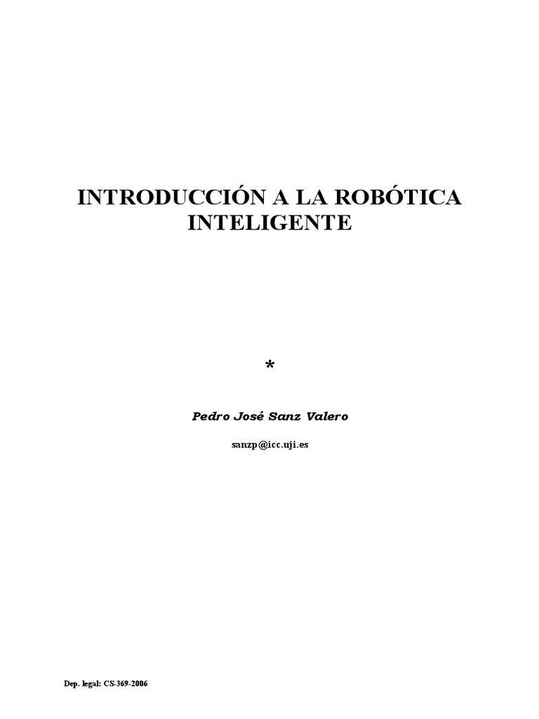 Introduccion Robotica | PDF