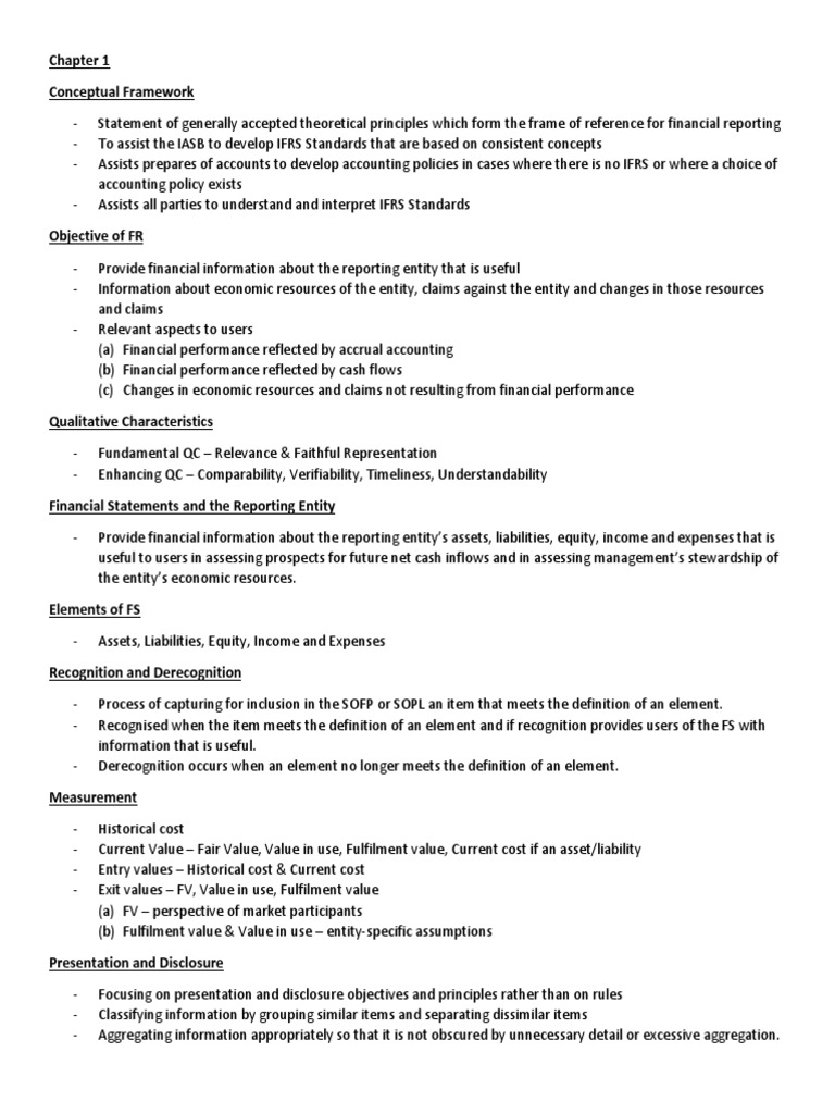 SBR - Chapter 1 | PDF | International Financial Reporting Standards ...