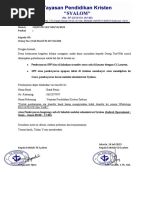 Contoh Surat Penagihan Tunggakan SPP | PDF