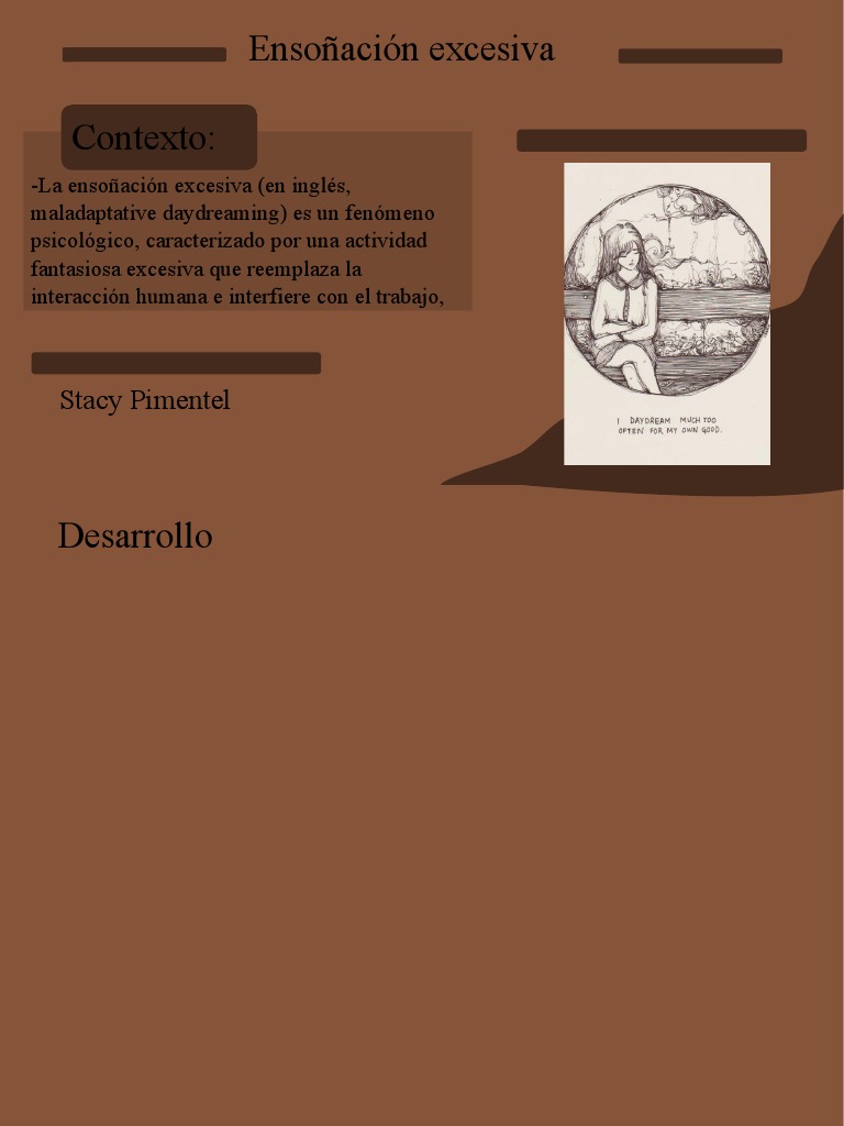 Ensoñacion Excesiva | PDF | Relaciones personales, crianza y desarrollo ...