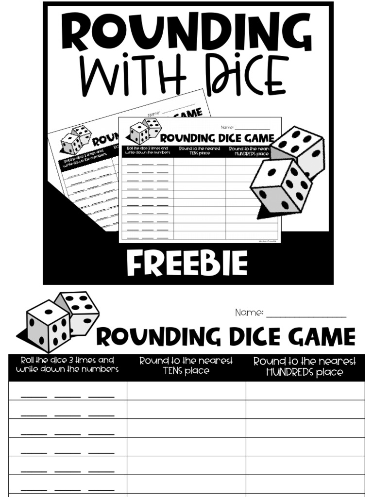 RoundingDiceGame 1 | Download Free PDF | Equipment | Dice