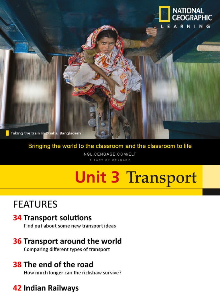 Unit 3 Part A, B, C | PDF | Adjective | Transport