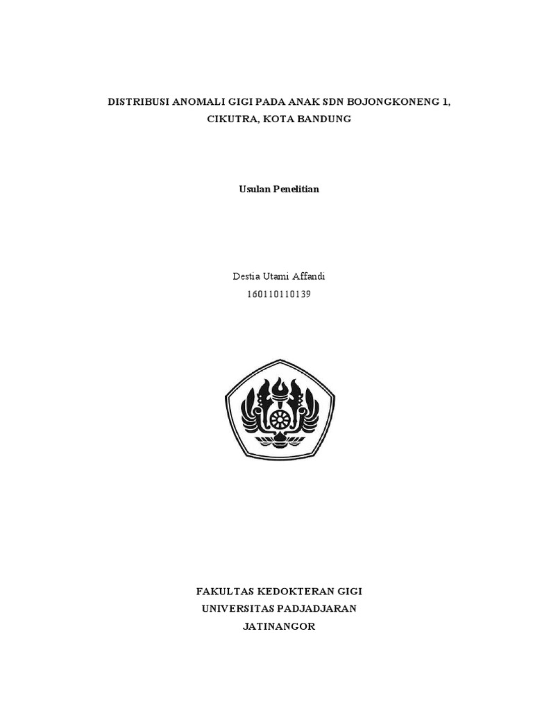 Usulan Penelitian Destia 22.37.47 | PDF | Pengembangan Diri | Sains & Matematika