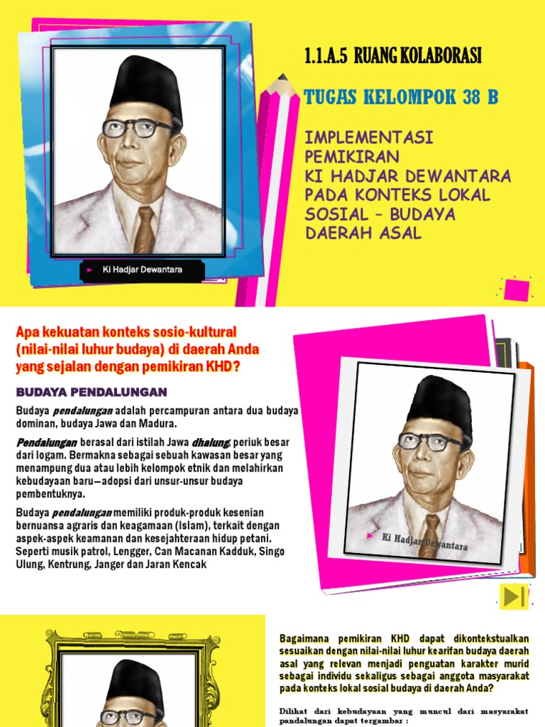 infografis pemikiran KHD | PDF