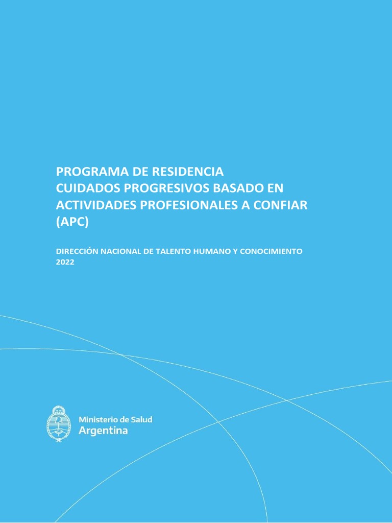 03 23 Programa Cuidados Progresivos Basado Apc | PDF | Evaluación | Hospital