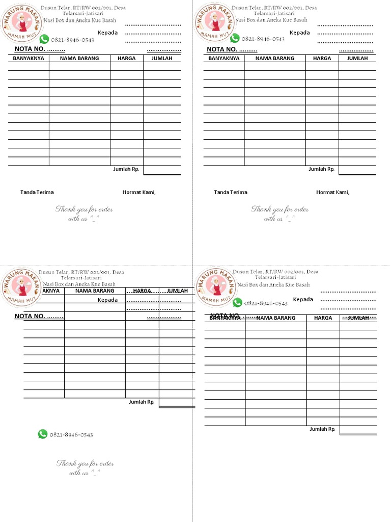 Nota Teh Ati Fix | PDF