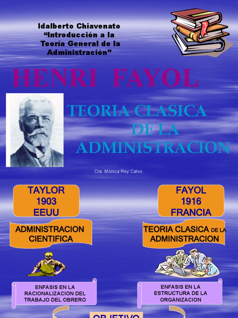 Teoría Clásica de la Administración Fayol | PDF | Disciplinas
