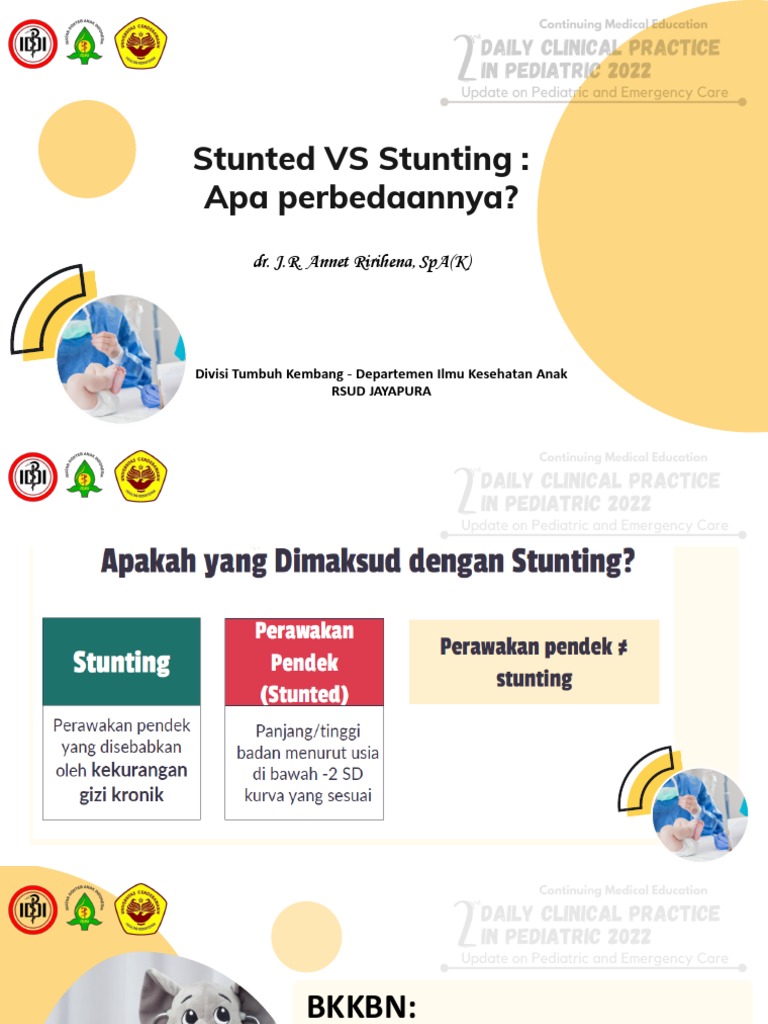 Stunted VS Stunting dr. Annet | PDF