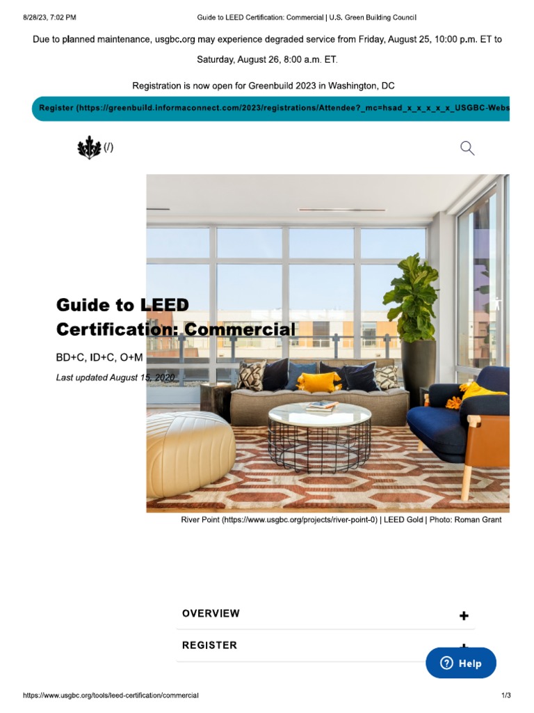 Guide to LEED Certification_ Commercial _ U.S. Green Building Council | PDF