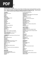 Major Occupancy Classification Cheat Sheet | PDF | Prison
