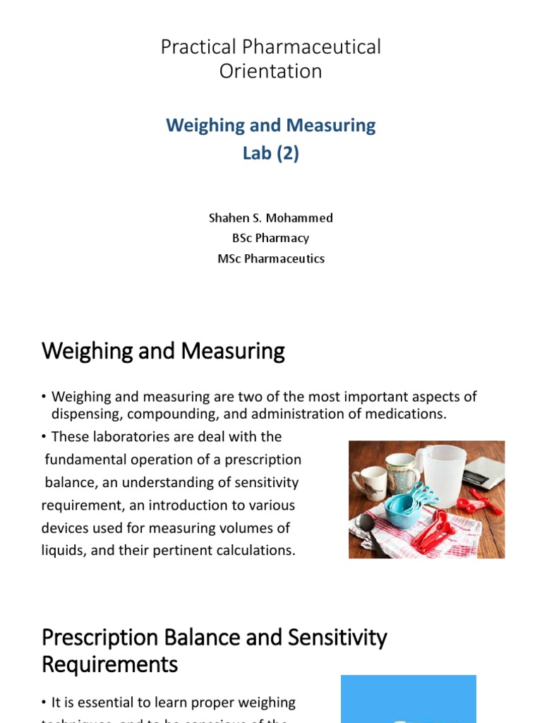 Lab 2 | PDF | Weight | Medical Prescription