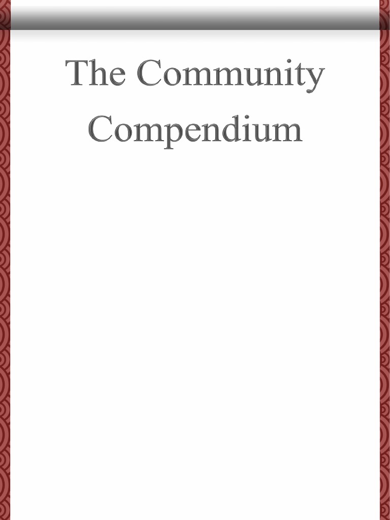 Community Compendium 2 | PDF | Ninja