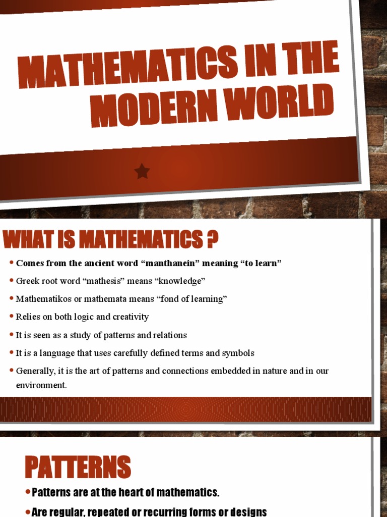 MMW Prelim Module 1 | PDF